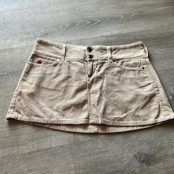 Paris Blues | Skirts | Paris Blues Light Tan Corduroy Mini Skirt | Poshmark